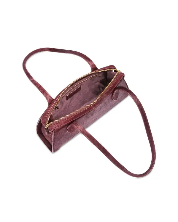 Aqua East West Leather Shoulder Bag
