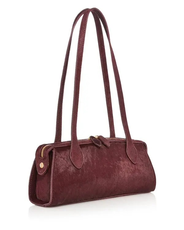 Aqua East West Leather Shoulder Bag