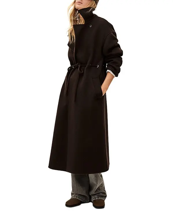 Ba&sh Kate Coat - Chocolate