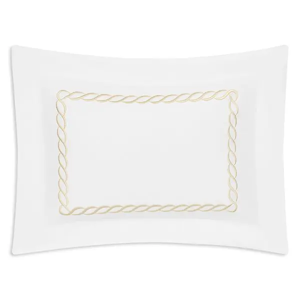 MATOUK Classic Chain Boudoir Sham - Ivory