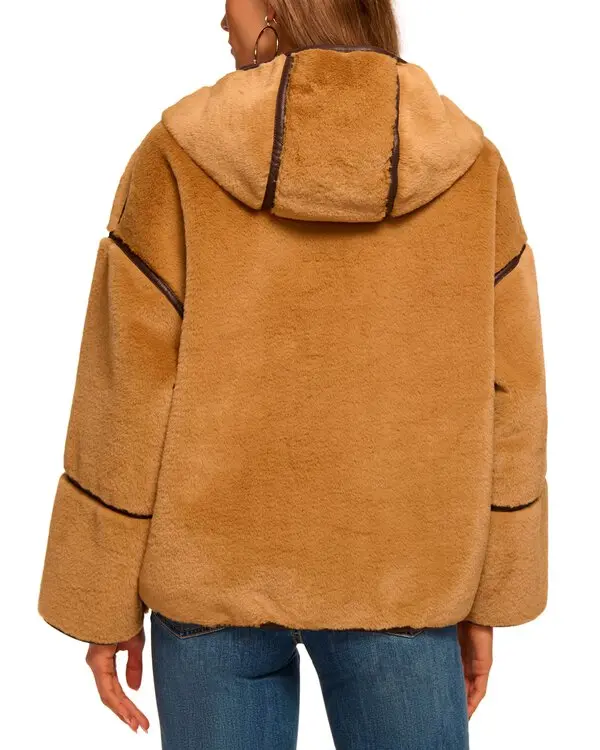 Ramy Brook Lucy Hooded Jacket - Camel