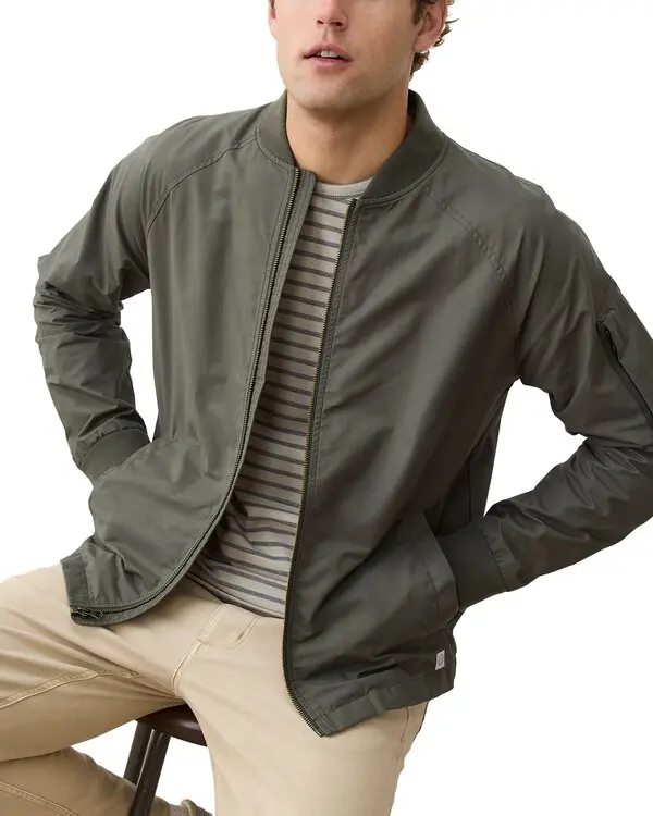 Marine Layer Glenn Wax Bomber Jacket