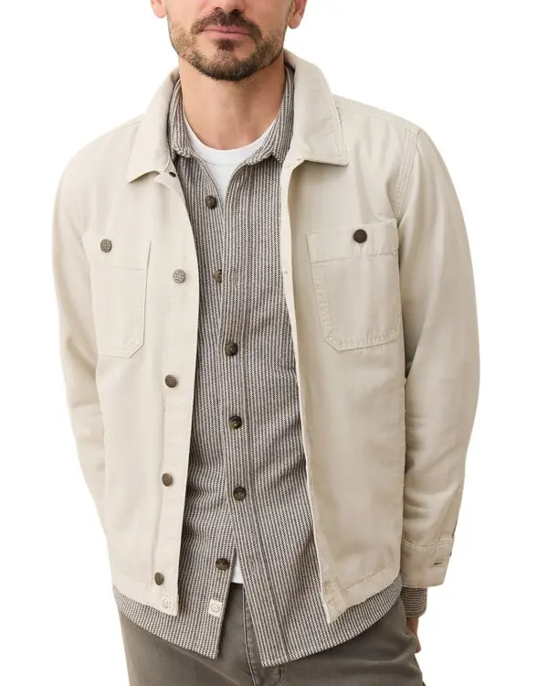 Marine Layer Patrick Canvas Overshirt - Natural