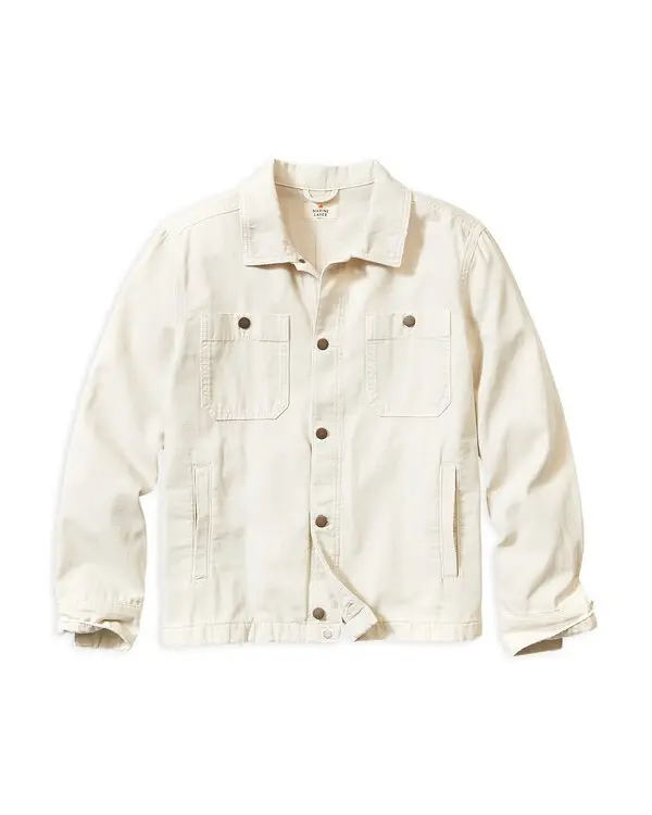Marine Layer Patrick Canvas Overshirt - Natural