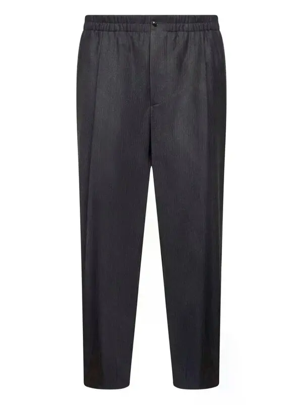 Giorgio Armani Pleated-front Elasticated-waist Trousers