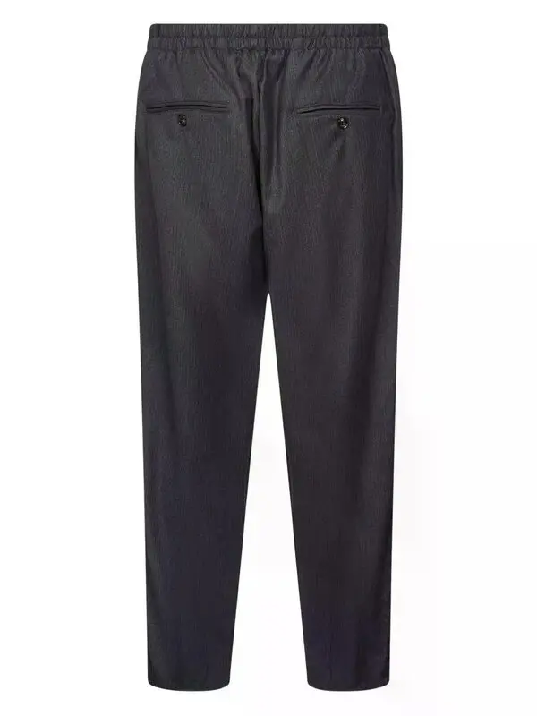 Giorgio Armani Pleated-front Elasticated-waist Trousers