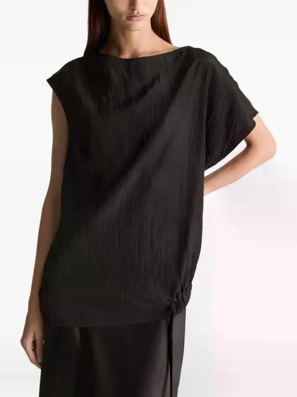 LEE MATHEWS Kiki Asymmetric-neck Top