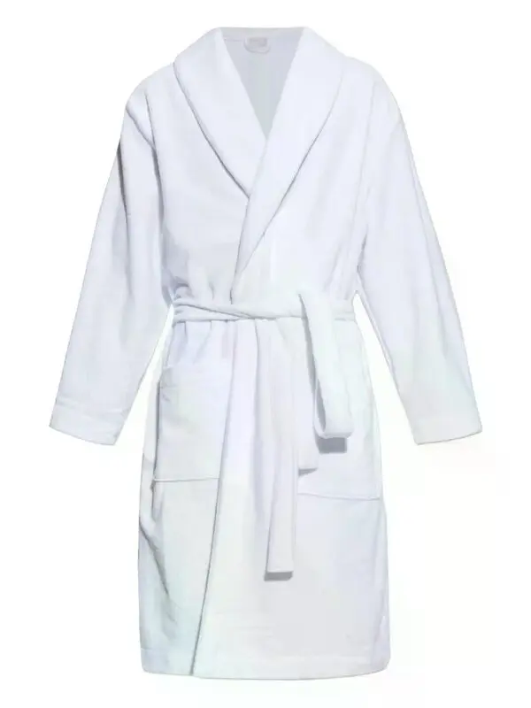 Hanro Cotton Dressing Gown - White