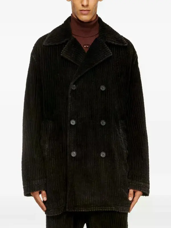 DIESEL Otis Corduroy Double-breasted Coat