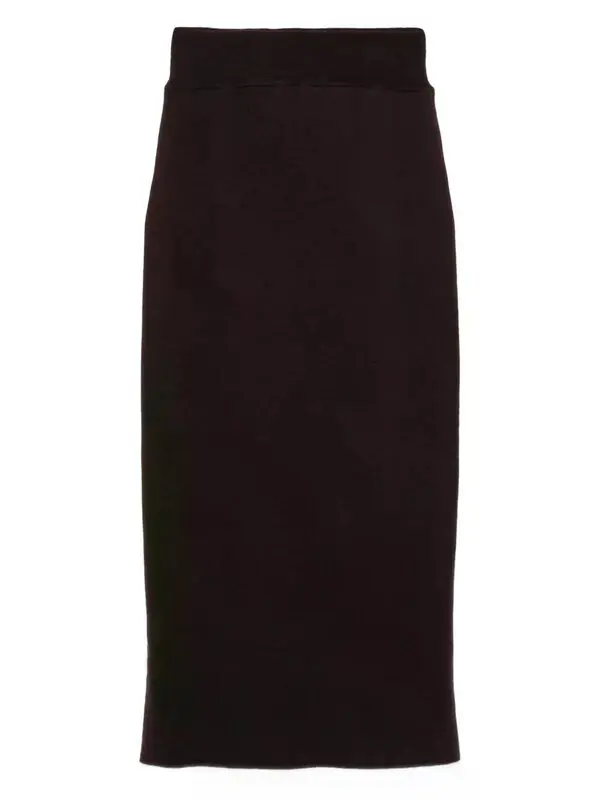 Alpha Studio Midi Skirt With Elasticated Waistband