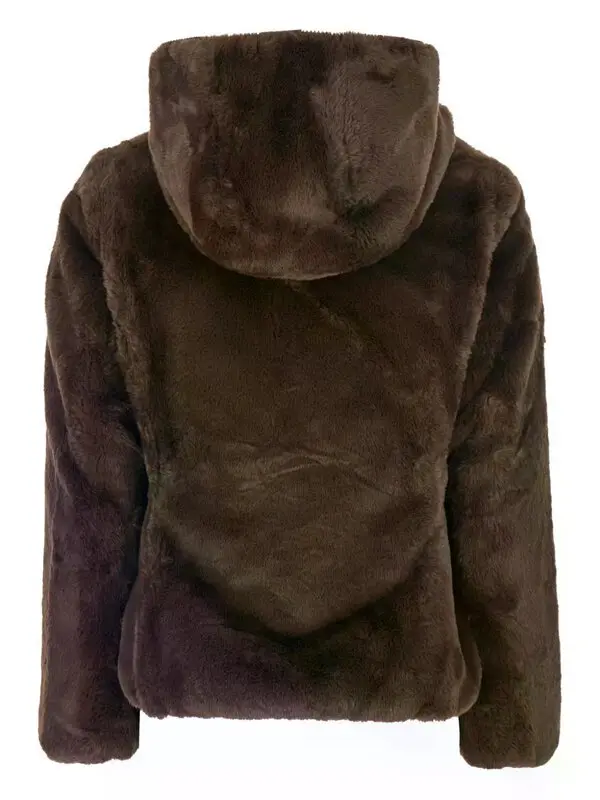 SAVE THE DUCK Faux-fur Hooded Jacket