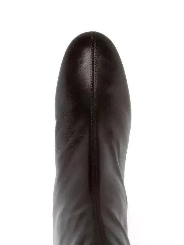 AQUAZZURA Leather Block-heel Boots