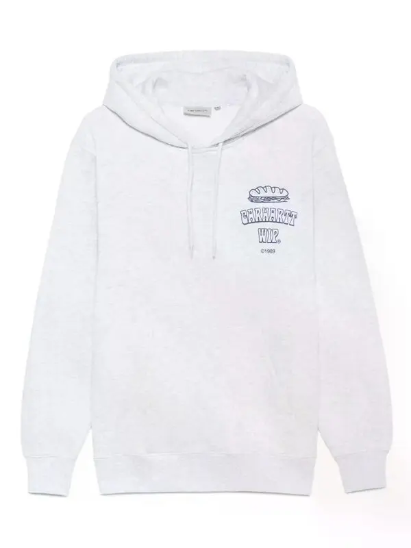 Carhartt Work In Progress Printed Hoodie - Grey