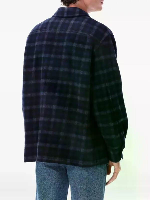 A.p.c. Checked Wool Shirt