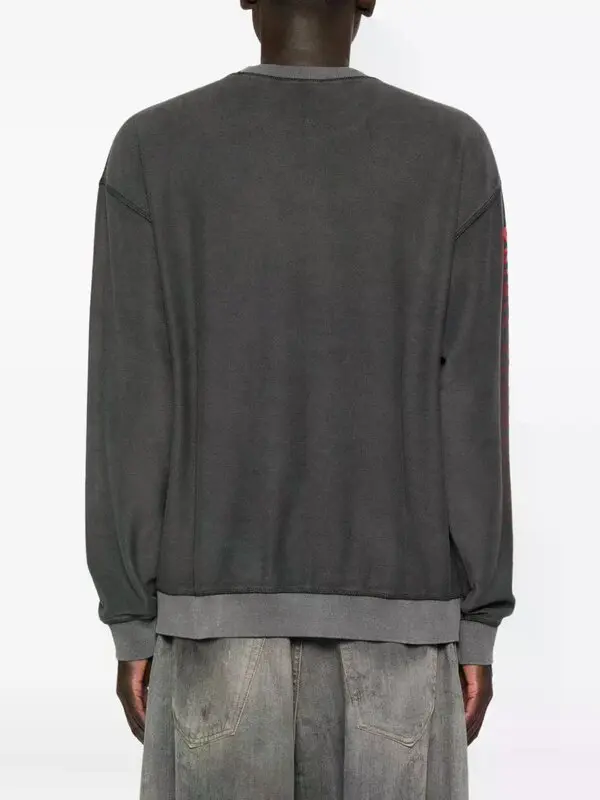 DIESEL® Logo-print Sweatshirt - Grey