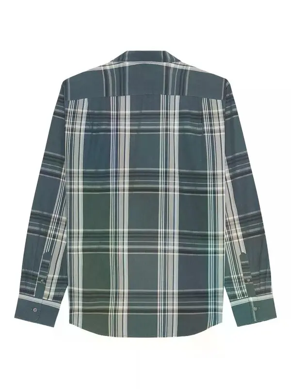 Vince Checked Long-sleeve Shirt