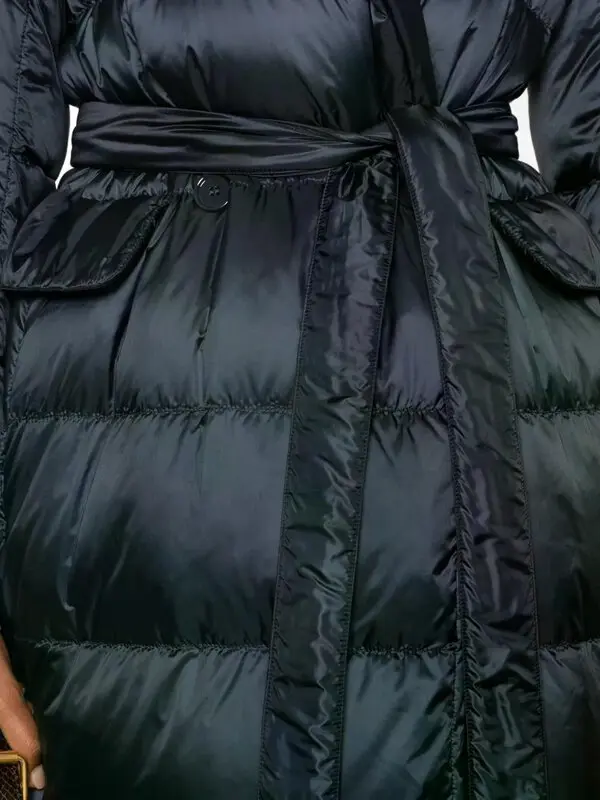 Max Mara Quilted Belted Coat