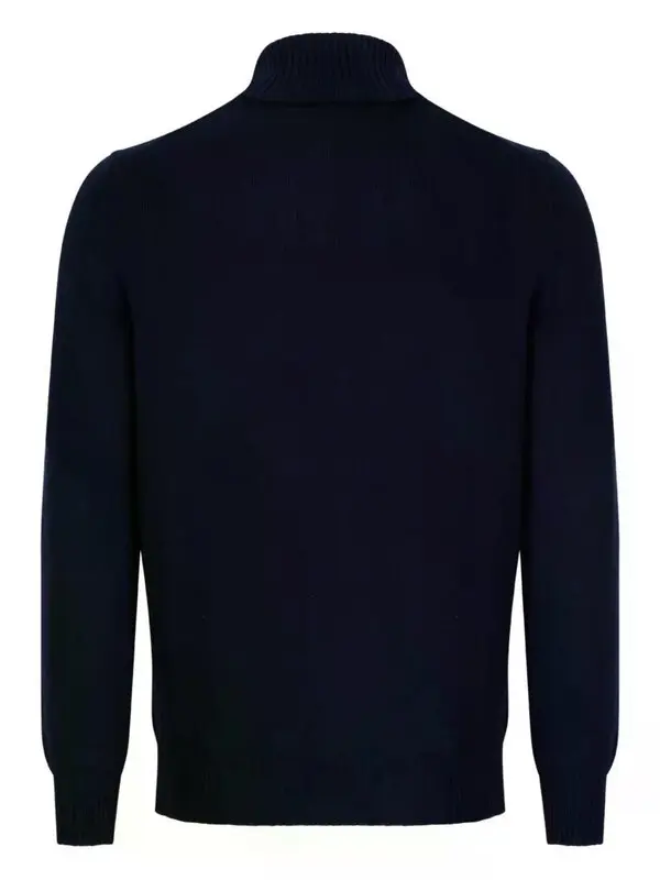 GRAN SASSO Roll Neck Sweater - Blue