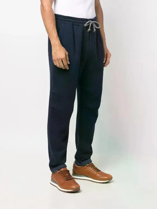 Brunello Cucinelli Drawstring-waist Cashmere Straight-leg Trousers