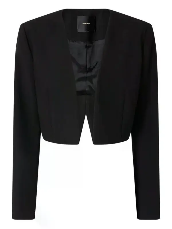 Pinko Cropped V-neck Jacket