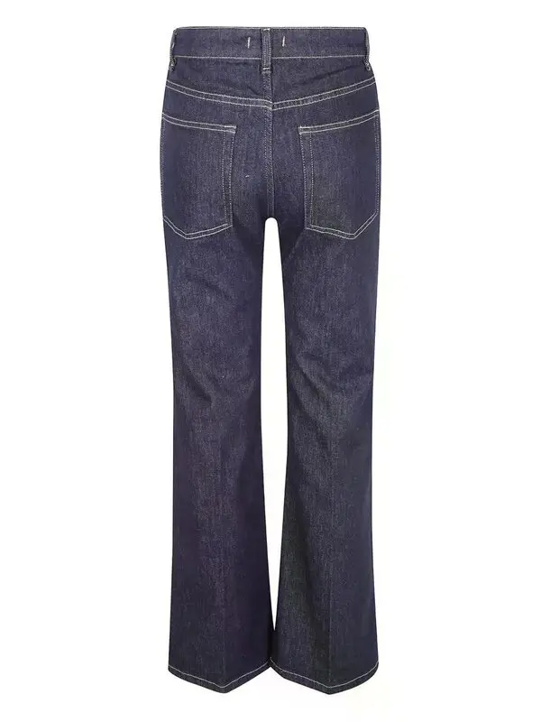 Seventy Buttoned Straight-leg Jeans