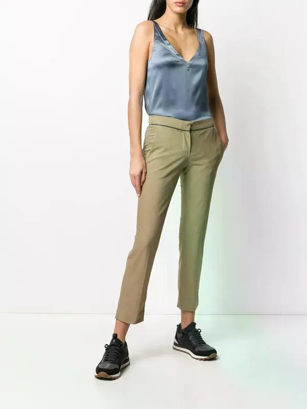 Brunello Cucinelli Metallic Sleeveless Blouse
