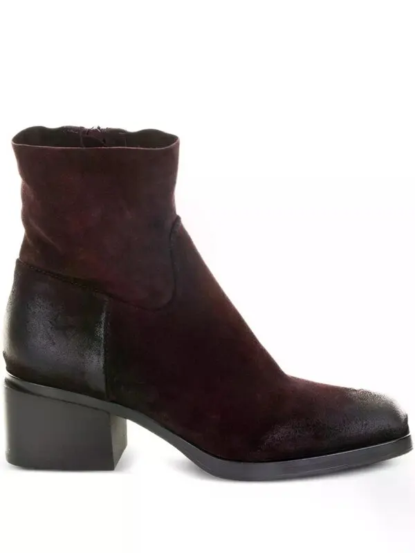 Elena Iachi 40mm Suede Block-heel Boots