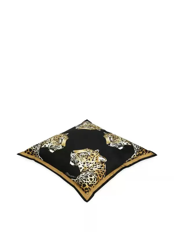 Dolce & Gabbana Leopard-print Cotton Cushion