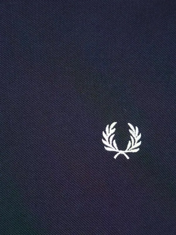 Fred Perry Laurel Wreath-embroidered Polo Shirt - Blue