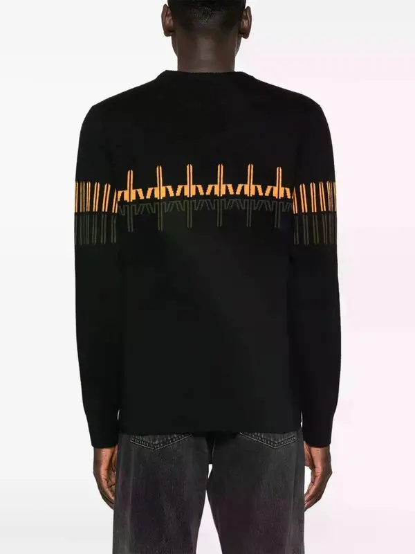 Rossignol Patterned Crew-neck Sweater