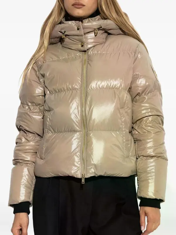 Moose Knuckles Hooded Puffer Jacket - Neutrals