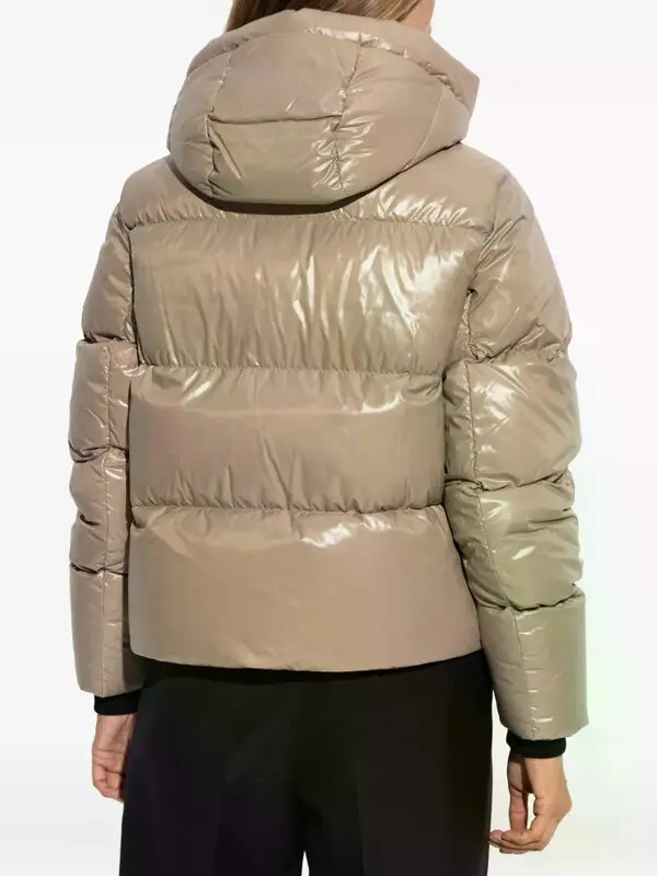 Moose Knuckles Hooded Puffer Jacket - Neutrals