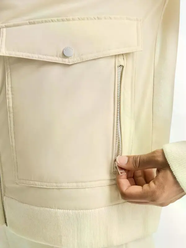 Fusalp Paneled Wool Jacket - Neutrals