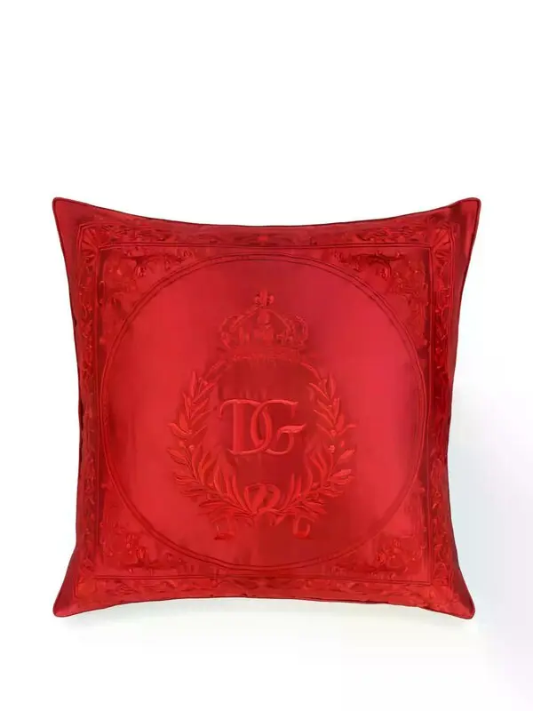 Dolce & Gabbana Mikado Silk Cushion - Red