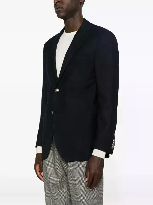 Corneliani Two-button Patch-pocket Blazer - Blue