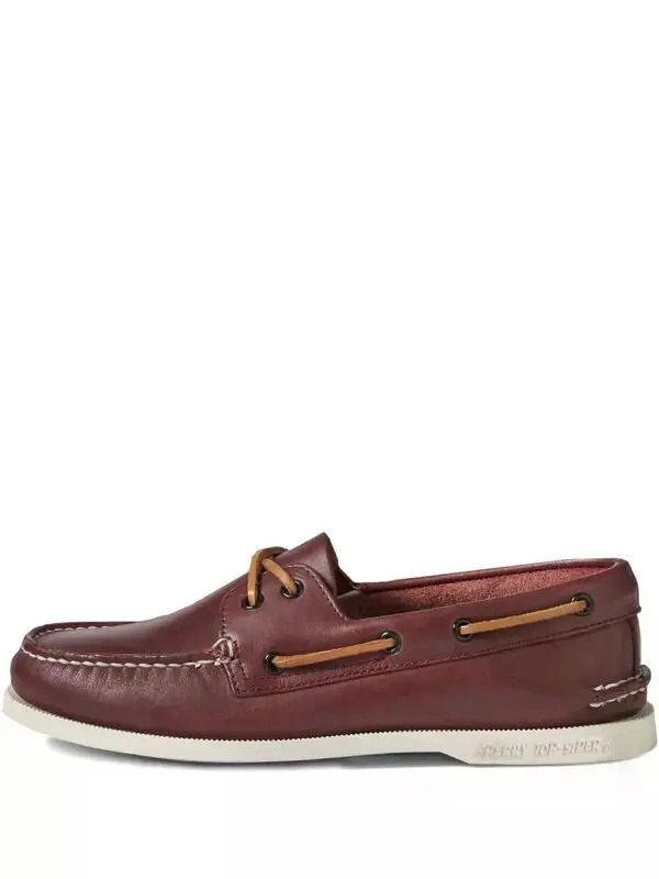 Sperry Leather Boat Shoes - Red