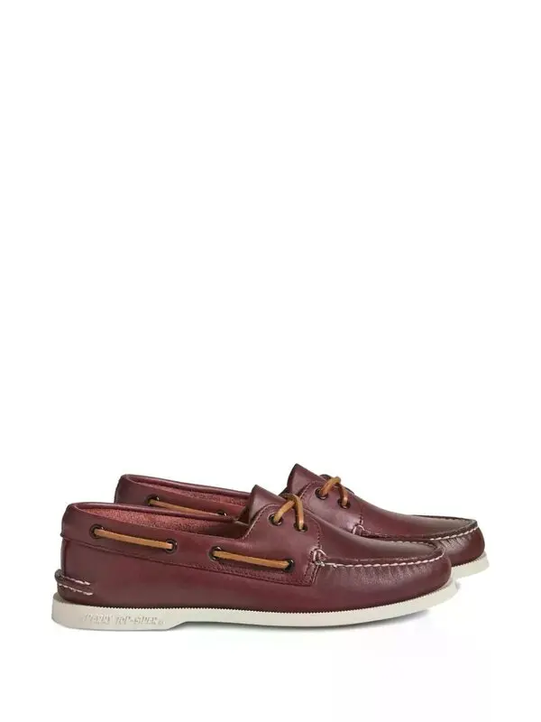 Sperry Leather Boat Shoes - Red