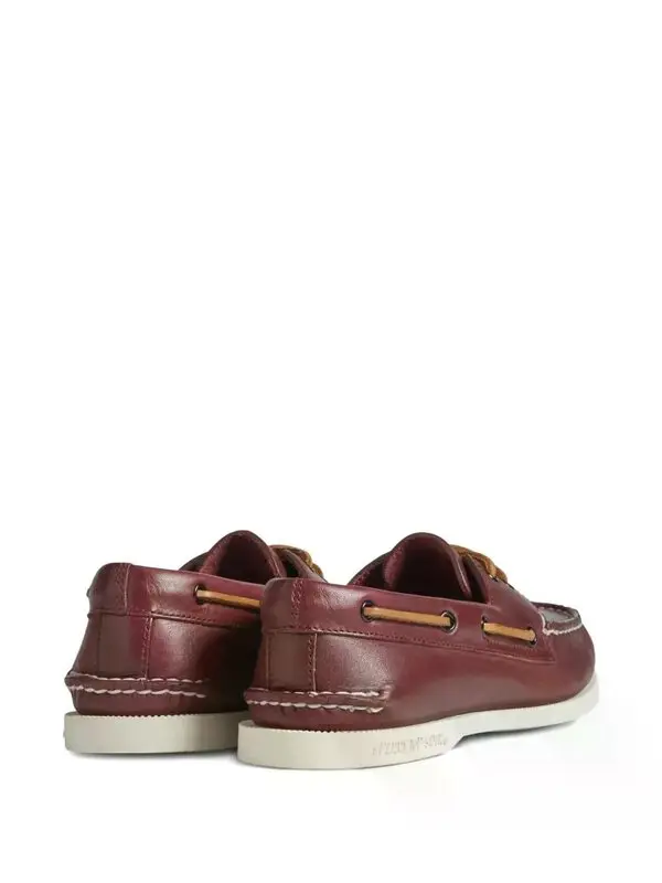 Sperry Leather Boat Shoes - Red