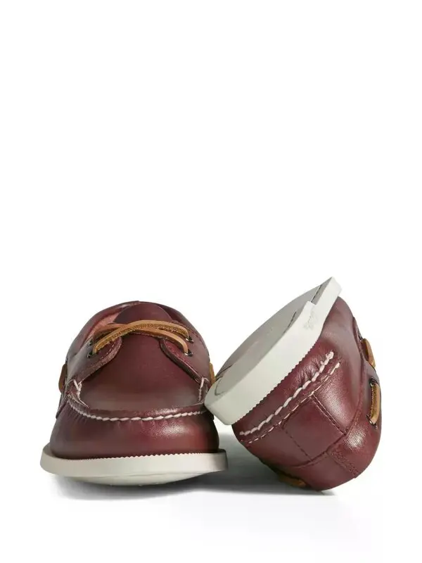 Sperry Leather Boat Shoes - Red
