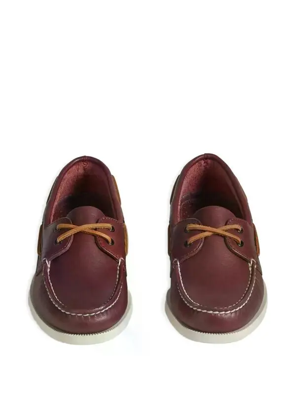Sperry Leather Boat Shoes - Red