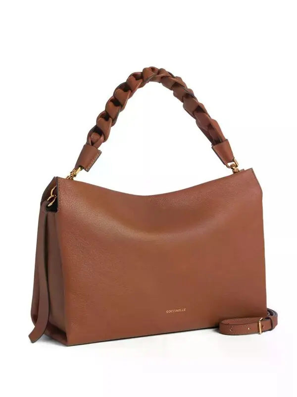 COCCINELLE Boheme Leather Tote Bag - Brown