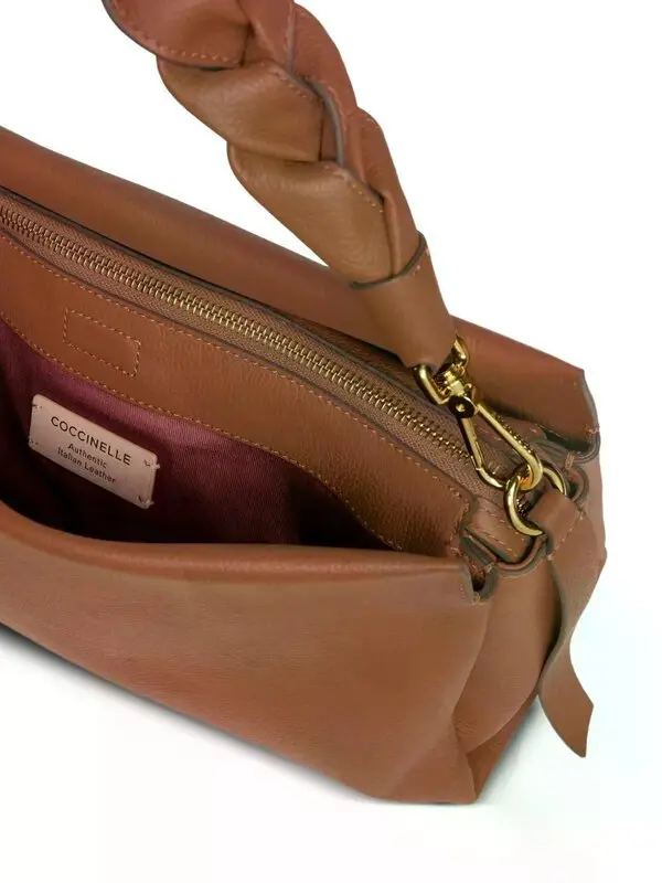 COCCINELLE Boheme Leather Tote Bag - Brown