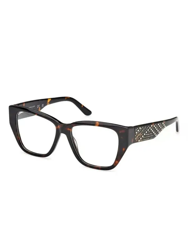 Guess Square-frame Eyeglasses - Brown