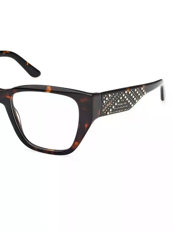 Guess Square Frame Eyeglasses - Brown