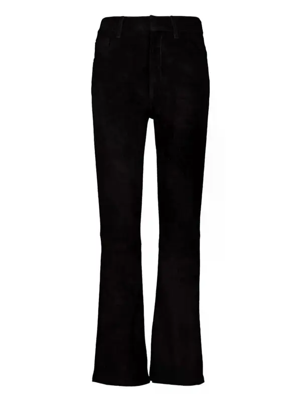 PAULA Flared Suede Trousers