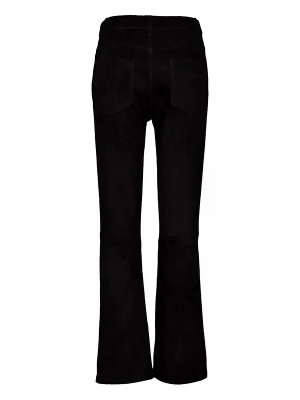 PAULA Flared Suede Trousers