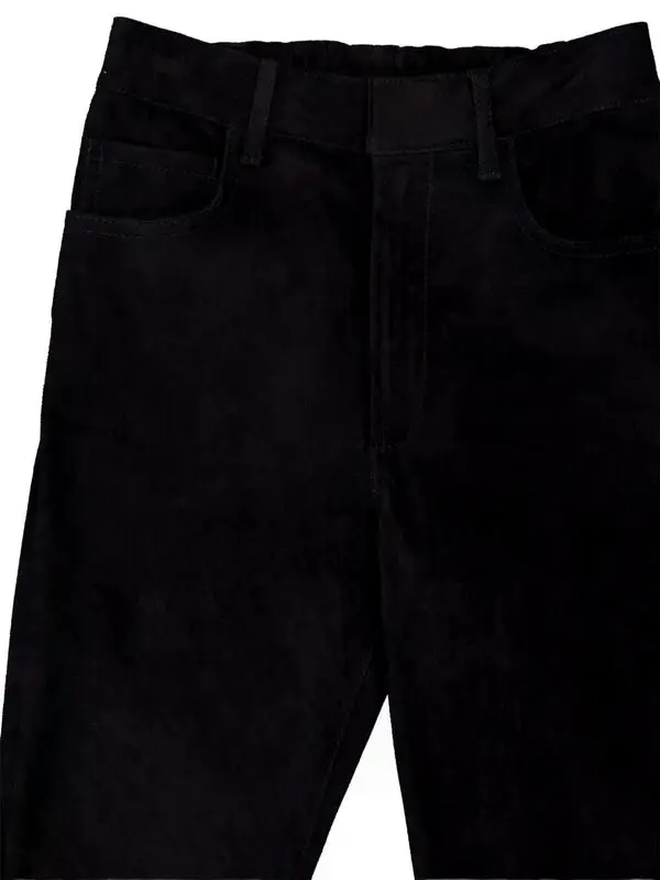 PAULA Flared Suede Trousers