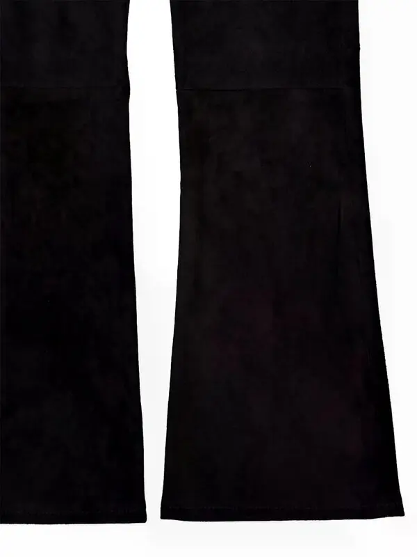 PAULA Flared Suede Trousers