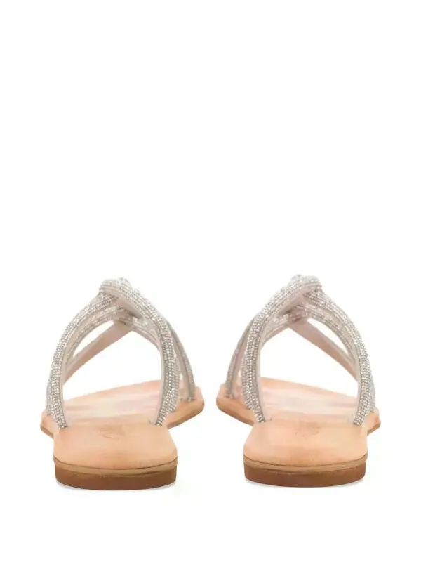 KIMA Crystal-embellished Flat Sandals