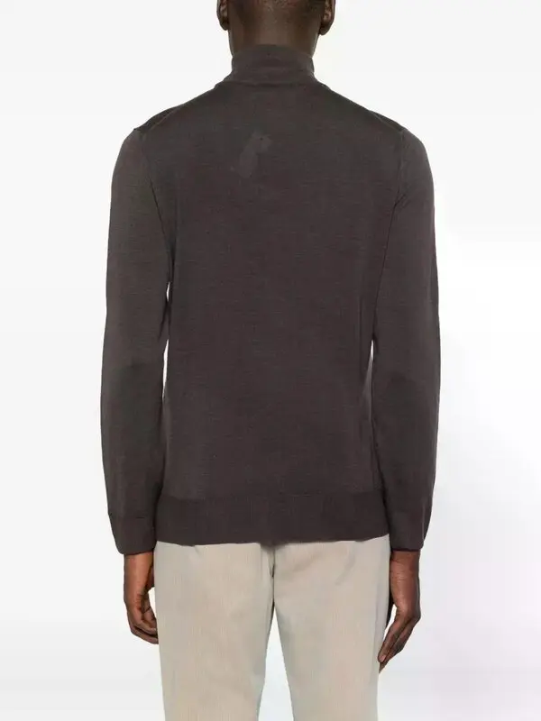 Canali High-neck Wool Sweater